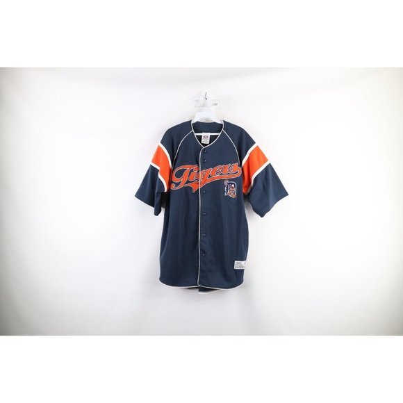 Vintage | Shirts | Vintage Mens Size Large Spell Out Script Detroit ...